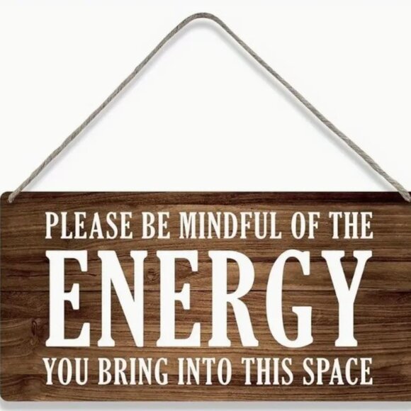 Wall Decor | New Leave That Negativity Elsewhere Sign | Poshmark
